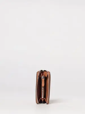 LANCEL Grained Leather Wallet - Camel