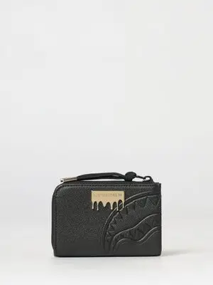SPRAYGROUND Gold Brick Lux Wallet - Black