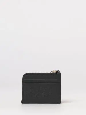 Michael Kors Grained Leather Credit Card Holder - Black