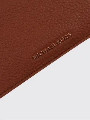 Michael Kors Grained Leather Credit Card Holder - Brown