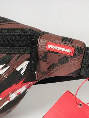 SPRAYGROUND Printed Saffiano Coated Cotton Belt Bag