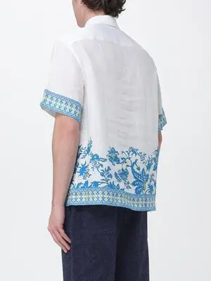 Etro Linen Shirt With Floral Motif
