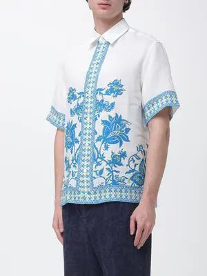Etro Linen Shirt With Floral Motif