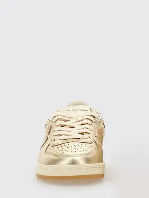 Philippe Model Pgal Laminated Leather Sneakers - Brown