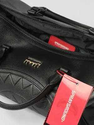 SPRAYGROUND Faux Leather Duffle Bag With Embossed Logo