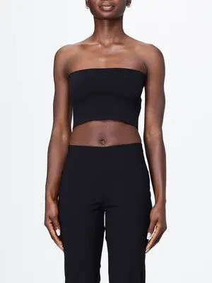 Liviana Conti Cropped Jersey Bandeau Top
