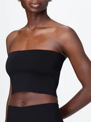 Liviana Conti Cropped Jersey Bandeau Top