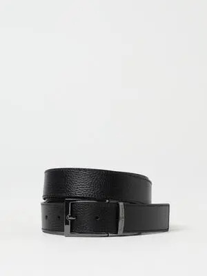 Emporio Armani Leather Belt - Black