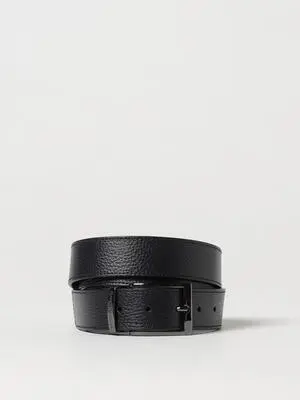 Emporio Armani Leather Belt - Blue