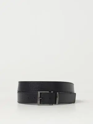 Emporio Armani Emporio Armani Leather Belt Brown
