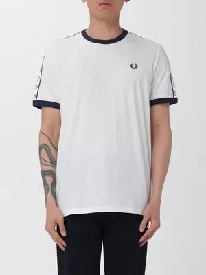 Fred Perry Cotton T-shirt With Logo - White