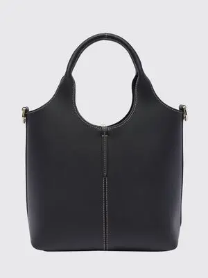 TOD'S Smooth Calf Leather Mini Handbag - Black