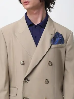 Etro Paisley Print Silk Pocket Square