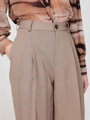 Elisabetta Franchi Viscose Pants - Mud