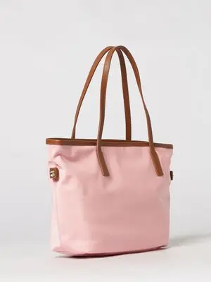 MC2 SAINT BARTH Nylon Tote Bag With Embroidered Logo - Pink