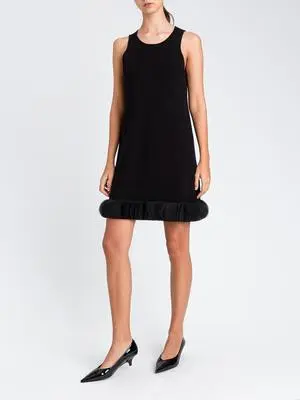 TWINSET Dress With Ruffled Hem - Black