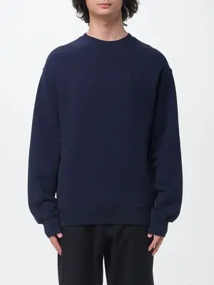 JW Anderson Cotton Crewneck Sweatshirt With Logo - Blue
