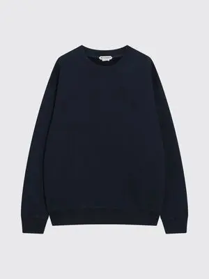 JW Anderson Cotton Crewneck Sweatshirt With Embroidered Logo - Blue