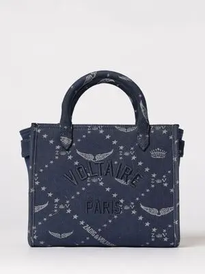 Zadig&Voltaire Angel Cotton Denim Bag - Blue