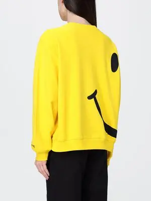 Moschino Cotton Crewneck Sweatshirt With Graphic Print