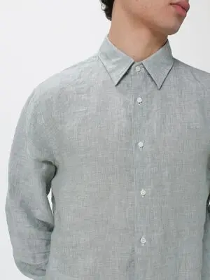 Aspesi Linen Blend Casual Shirt - Green