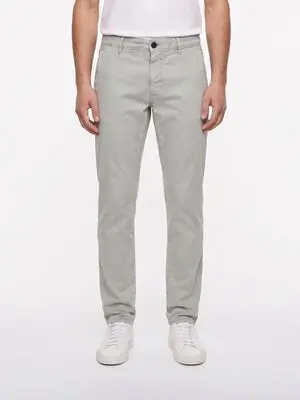 Incotex Cotton Chino Trousers - Grey