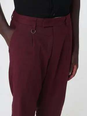 PAOLO PECORA Virgin Wool Tailored Trousers - Cocoa