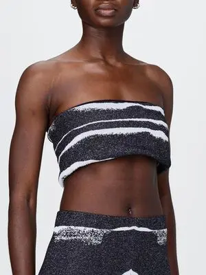 Liviana Conti Cropped Viscose Top