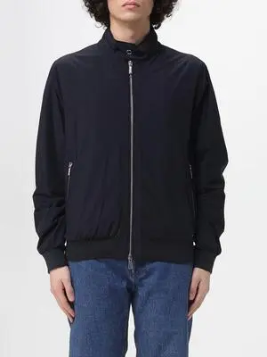 MOORER Polyester Bomber Jacket - Blue