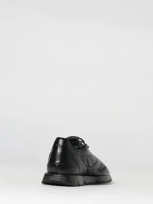 Paciotti Smooth Calf Leather Low Top Sneakers - Black