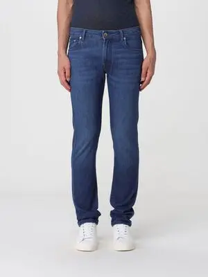 Corneliani Slim Fit Denim Jeans - Blue