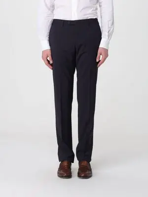 Corneliani Single-breasted Stretch Virgin Wool Suit - Blue