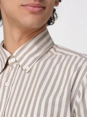 GLANSHIRT Striped Cotton Casual Shirt