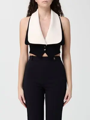 Elisabetta Franchi Bi Tailored Vest - Black