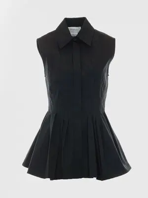 Sportmax Sleeveless Cotton Poplin Shirt - Black