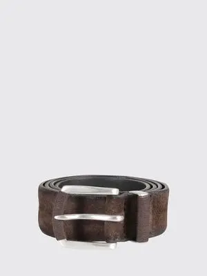 Orciani Suede And Split Leather Belt - Brown