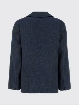 Max Mara Double-breasted Stretch Denim Blazer