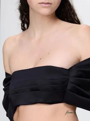 Elisabetta Franchi Crepe Cropped Top