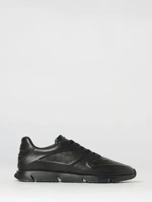 Paciotti Bovine Leather Low Top Sneakers - Black
