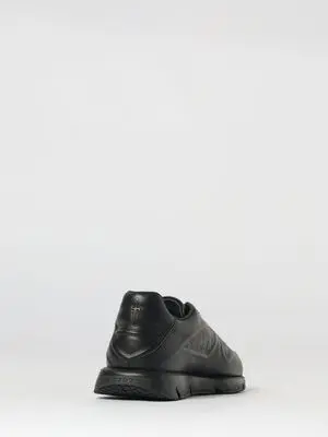 Paciotti Bovine Leather Low Top Sneakers - Black