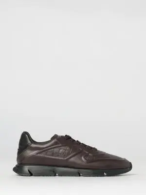 Paciotti Bovine Leather Low Top Sneakers - Dark