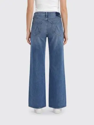 MOTHER Wide Leg Stretch Denim Jeans