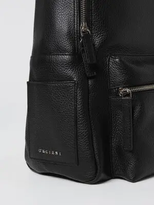 Orciani Textured Leather Backpack