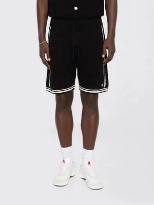 Casablanca Crochet Knit Shorts - Black