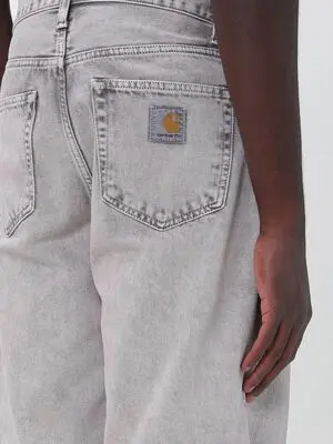 Carhartt Work In Progress Cotton Shorts - Grey