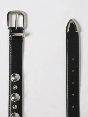 Liviana Conti Studded Vegan Leather Belt