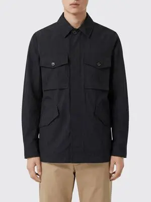 Burberry Recycled Technical Fabric Shirt Jacket - Blue