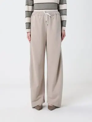 Brunello Cucinelli Cotton Drawstring Trousers - Beige