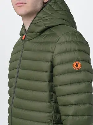 SAVE THE DUCK Donald Hooded Nylon Puffer Jacket