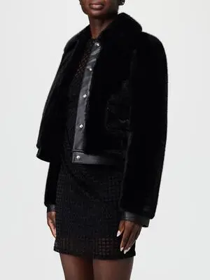 Patrizia Pepe Fur Trimmed Jacket